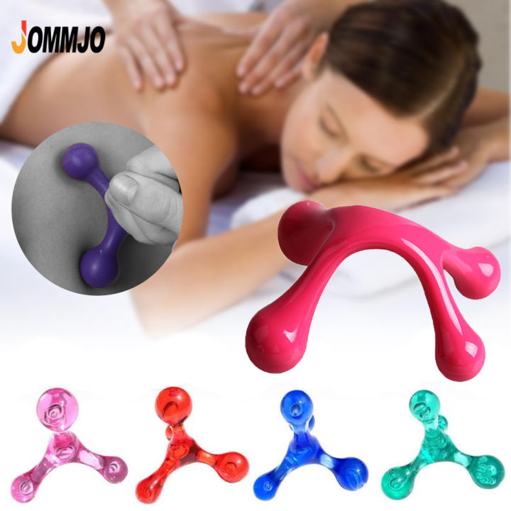 1Pcs Hand Held Massagers Tools, Back Deep Tissue, 4-Legged Acupressure ...