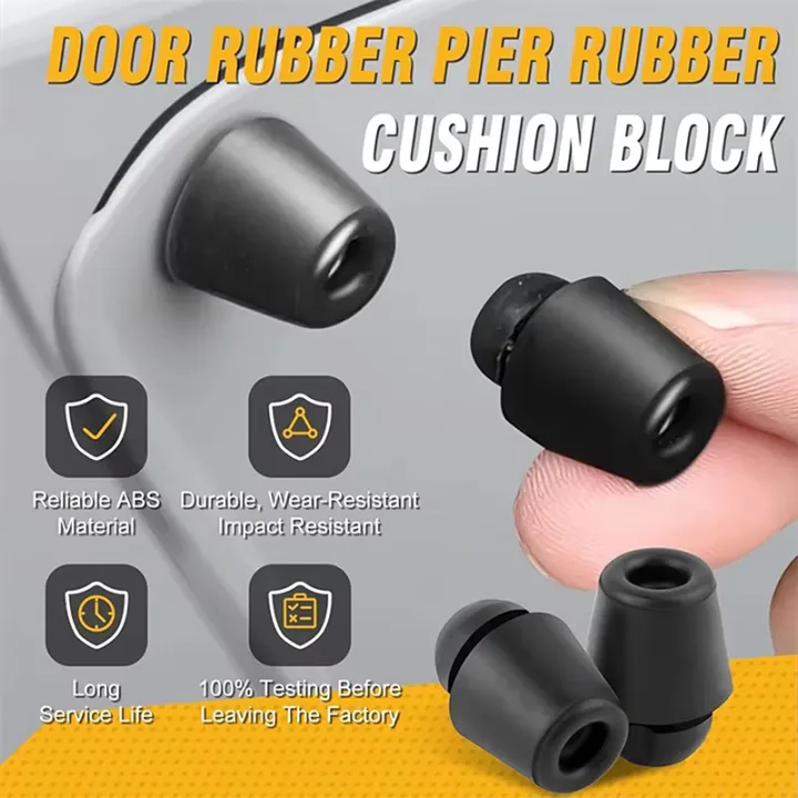 10Pcs Car Door Bumper Guards Rubber Absorber Universal Car Door Slam ...