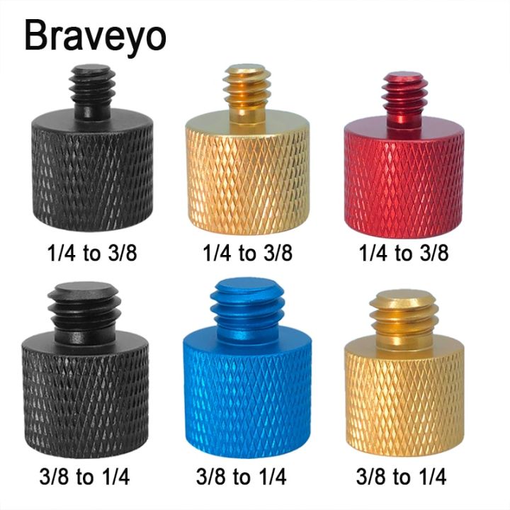 1/4 to 3/8 Inch Screw Camera Conversion Screw Tripod Quick Mount ...