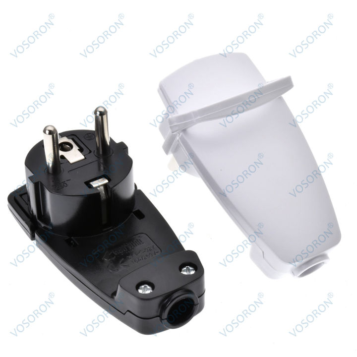 Plug Adapter 16A Male AC Outlets Rewireable Schuko Electrical Socket ...