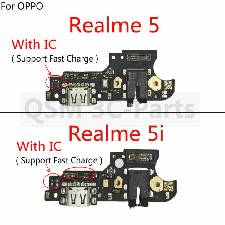 For OPPO Realme 5 5i C3 USB Charger Charging Port Dock Board Microphone ...