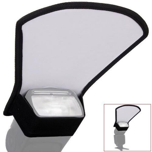 Portable Universal Camera Flash Reflector Card Speedlite Bounce ...