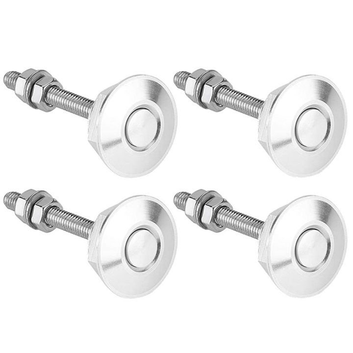 2X Long Push Button Quick Release Hood Pins Bonnet Lock Clip Latch ... 2X Long Push Button Quick Release Hood Pins Bonnet Lock Clip Latch ...