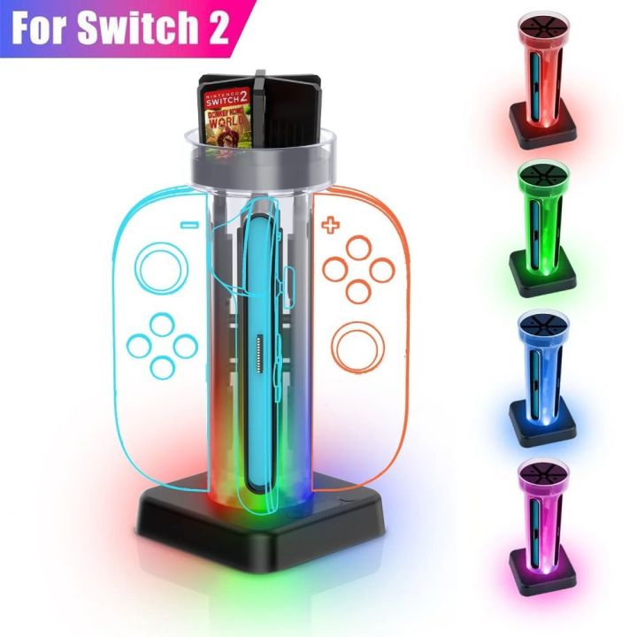 4 in 1 Charging Dock Station For Nintendo Switch 2 Joycon Fast Charge ...
