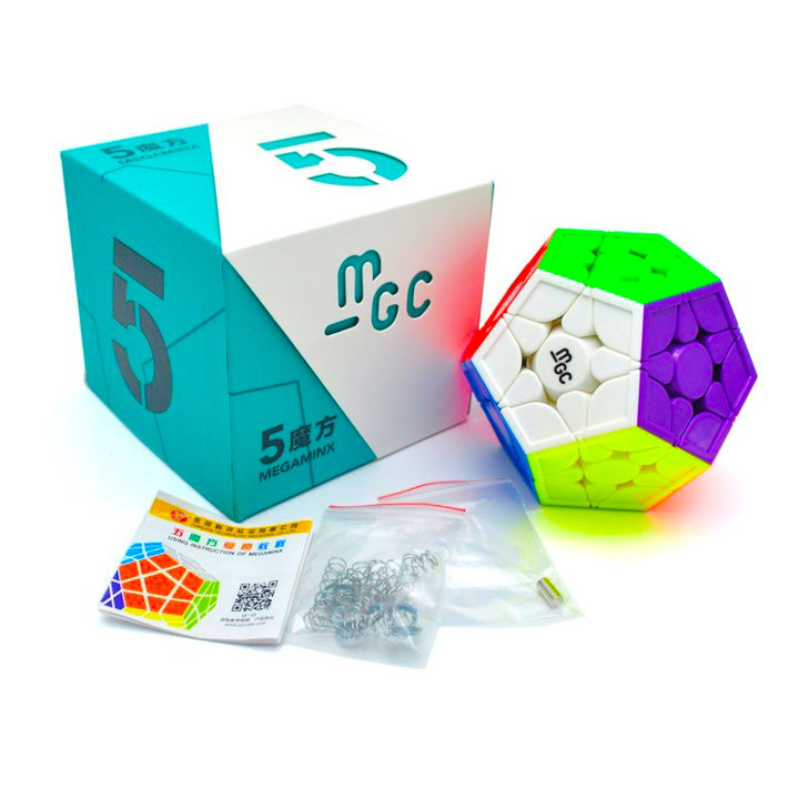 YJ MGC Megaminx 3X3 Magnetic Speed Rubik's Cube, Stickerless Fidget ...