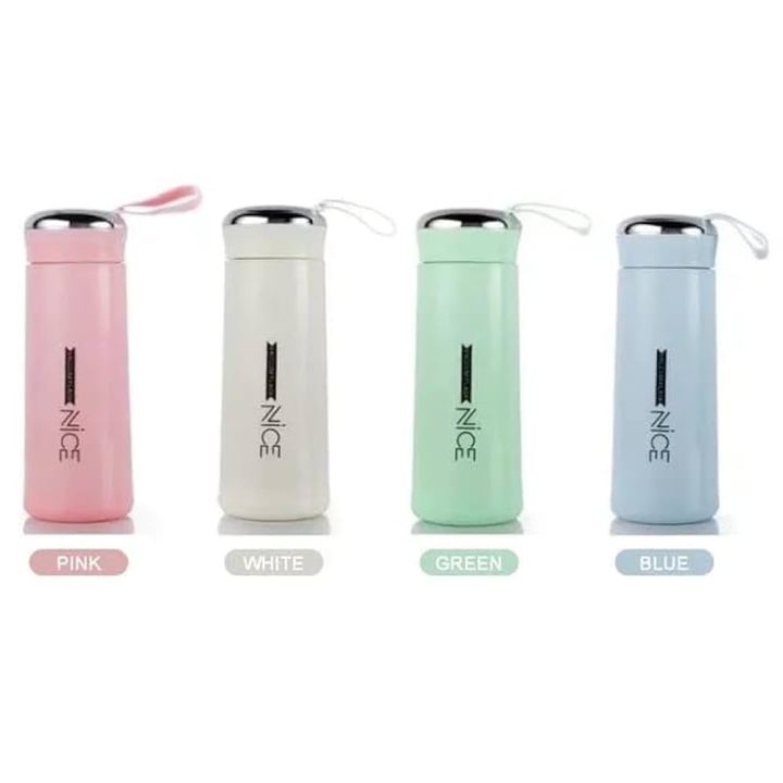 Glass Flask Water Bottle – Leak-Proof Mini Flask for Travel BPA-Free ...
