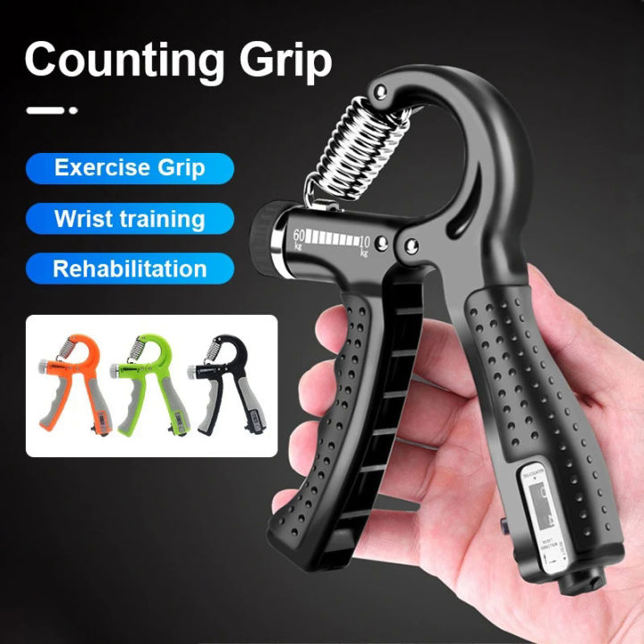 5-60Kg Heavy Gripper Fitness Hand Exerciser Grip Wrist Training Finger ...