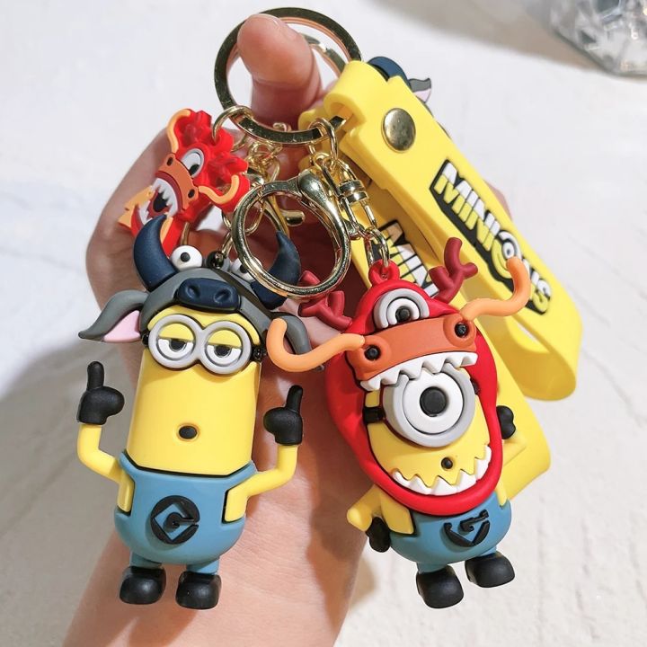Anime Minions Keychain12 Chinese Zodiac Series Cute Cartoon Child Toy ...