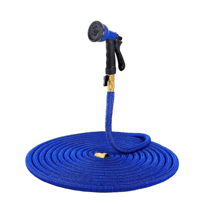 Pathonor 50 FT Garden Water Hose Set with Shut Off Valve Solid Brass ...