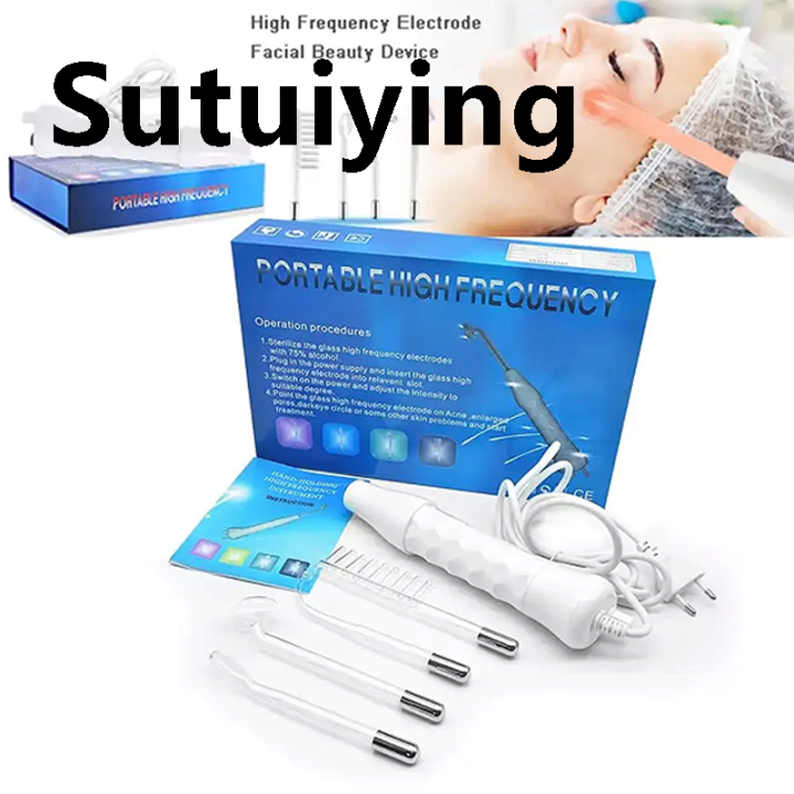 Sutuiying 4in1 High Frequency Electrode Wand Handheld electrotherapy ...