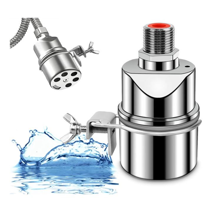 1 Piece Stainless Steel Water Level Control Float Valve for Tank 3/4 ...