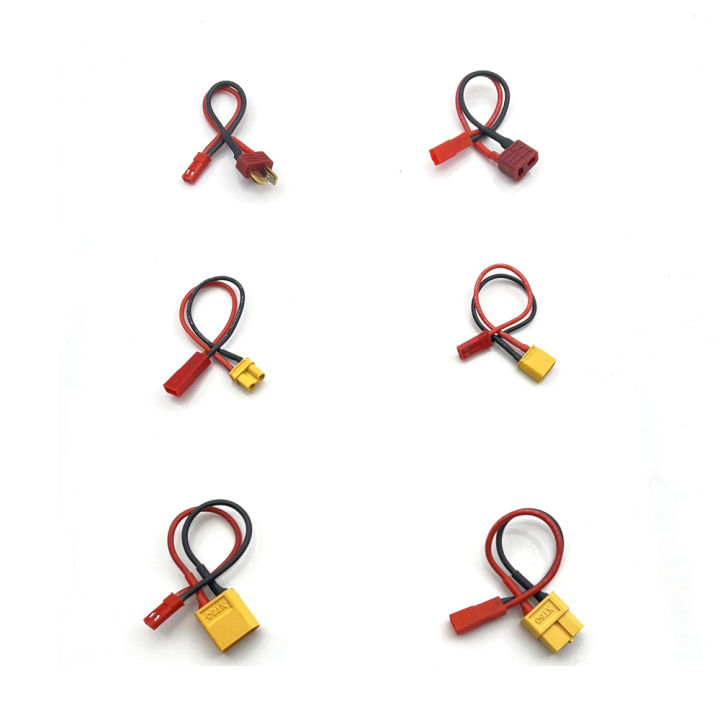 XT60 XT30 T Plug Male / Female to JST Connector Charging Adapter Cable ...