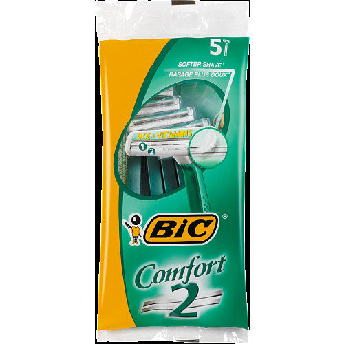 BIC Comfort 2 Twin Blade Disposable Razor 5 Pack | Daraz.lk