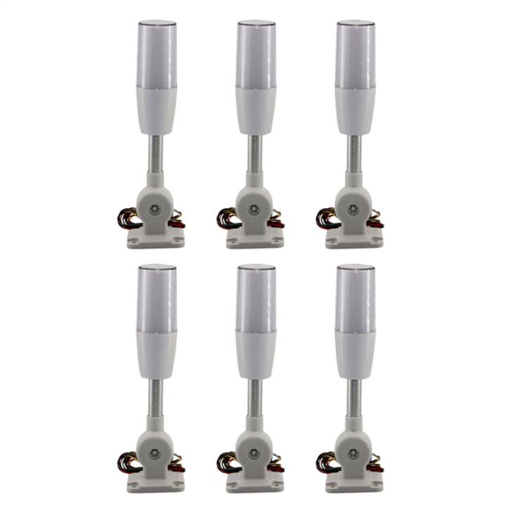 6X Tricolor Folding 24V Led Warning Lamp Alarm Led Signal Tower Caution ...