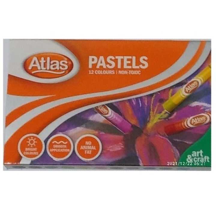 Atlas Pastel 12 Colour one Box | Daraz.lk