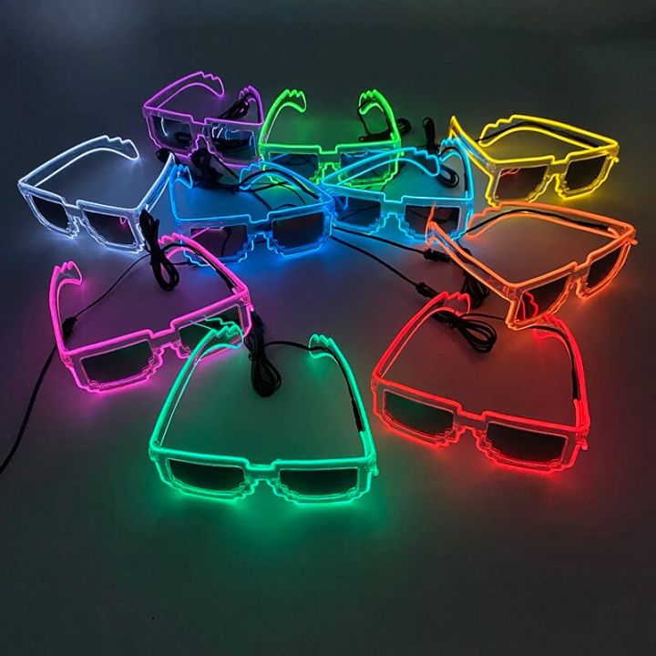 Cool New Design Decorative Luminous Glasses Party Decoration Neon Light ...