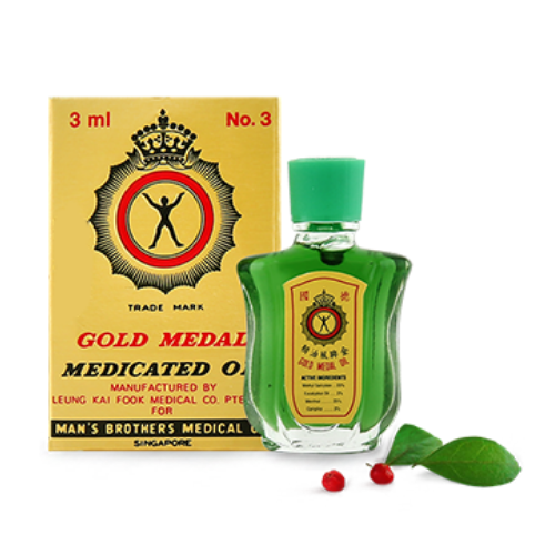 Gold Medal Medicated OG Oil 3ml From Singapore | Daraz.lk