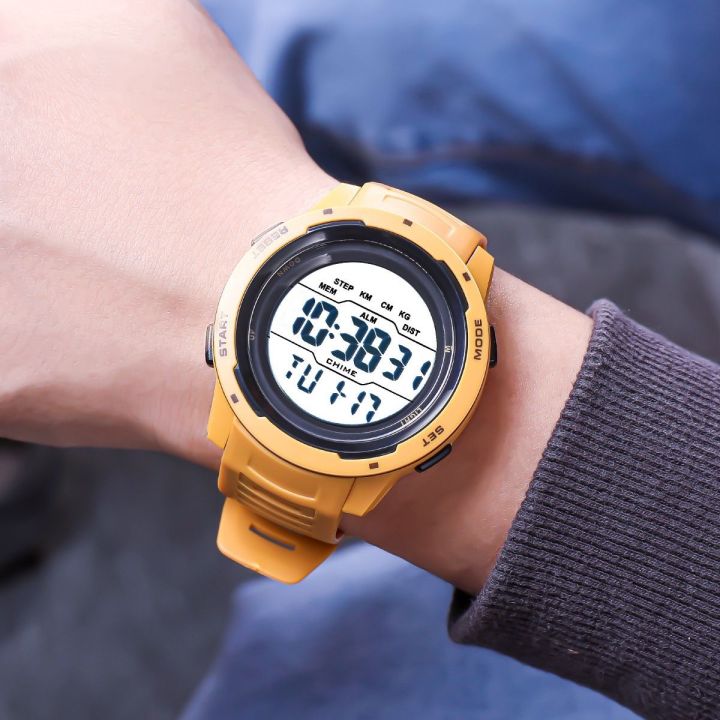 Simple Multifunctional Electronic Watch for Men ins Wind Junior High ...
