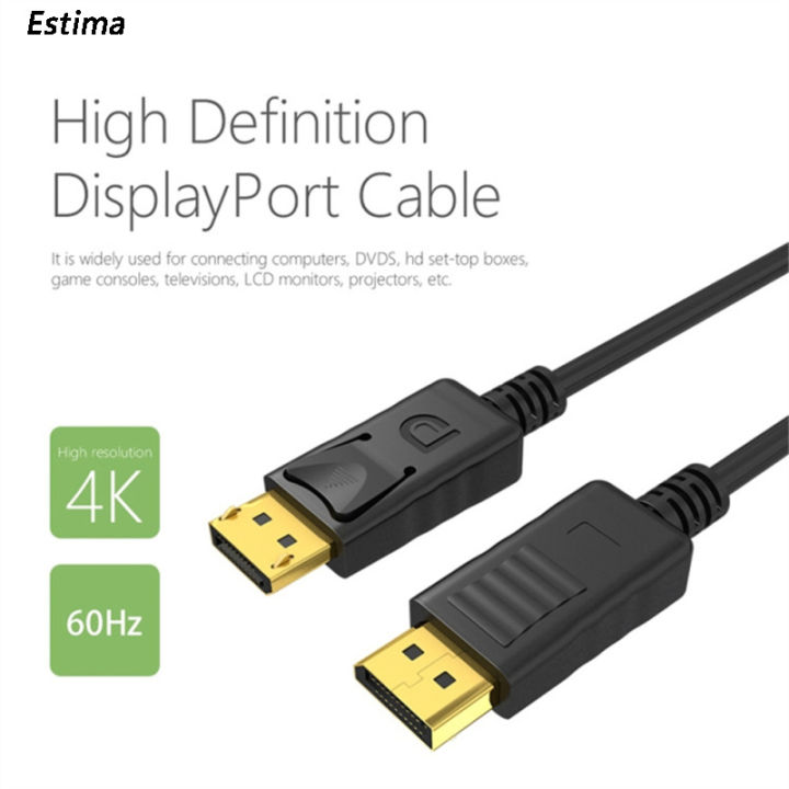 DP To HD Multimedia Interface Adapter Cable High Resolution 4K 60Hz ...