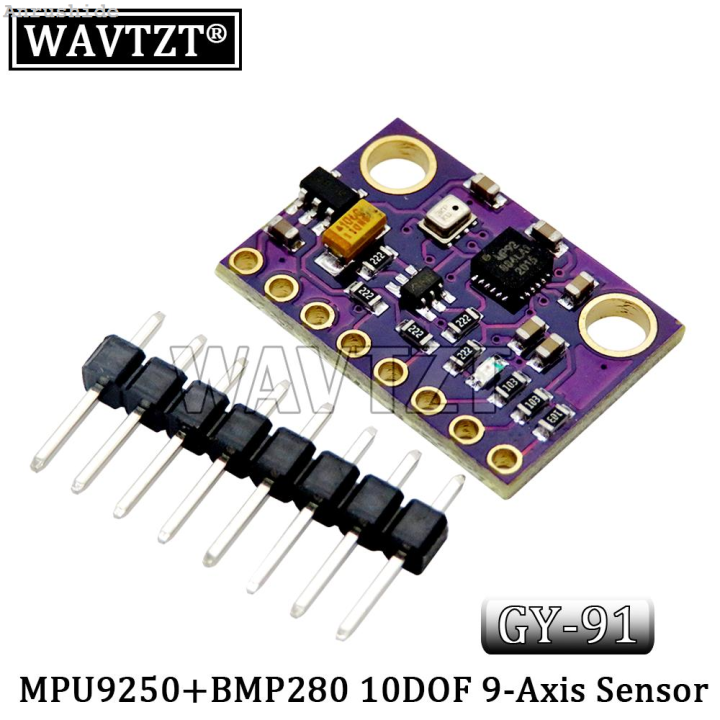 Anrushide MPU-9250 MPU9250 BMP280 SPI IIC/I2C 10DOF Acceleration ...