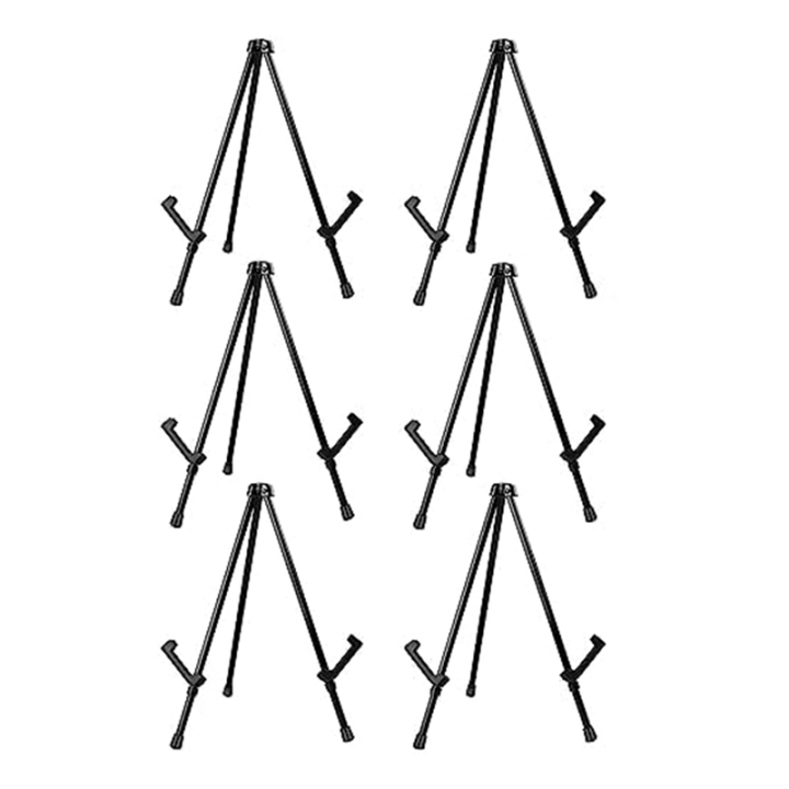 6 Pcs Easel Display Easel Portable & Adjustable Table Tripod Easels ...