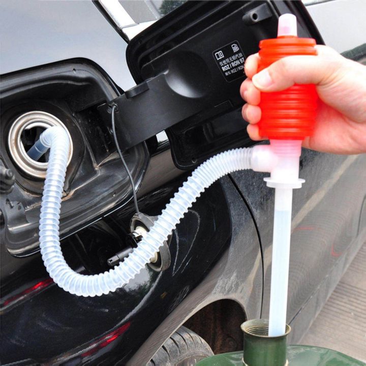 Plastic Manual Portable Fuel Pump Car Truck Bike Pumping Suction Oil ...