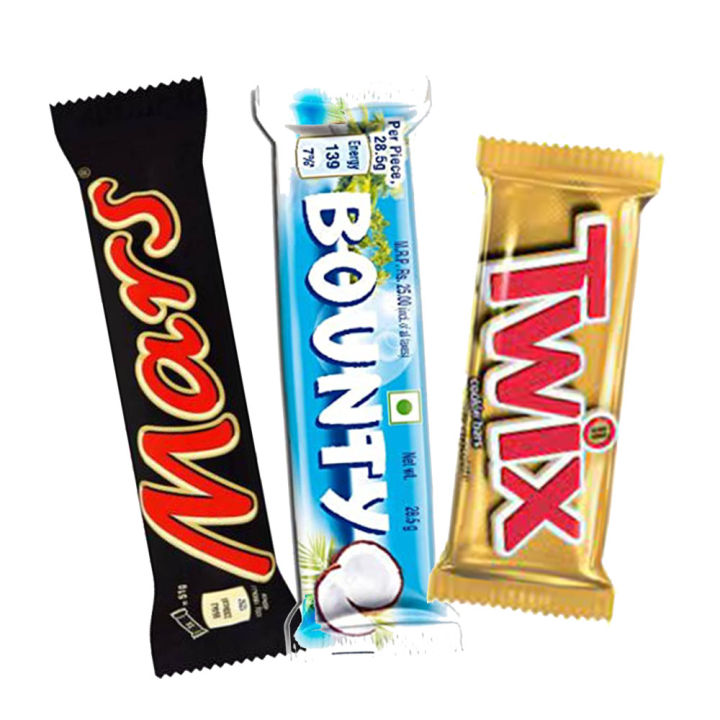 Mars Twix Bounty 3 pack ( 3pcs x 50g) | Daraz.lk
