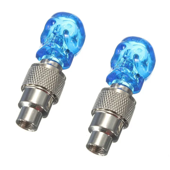 ZOROOM 2X LED Light Valve Cap Spoke Light for Bicycle Auto Bike Rim ...