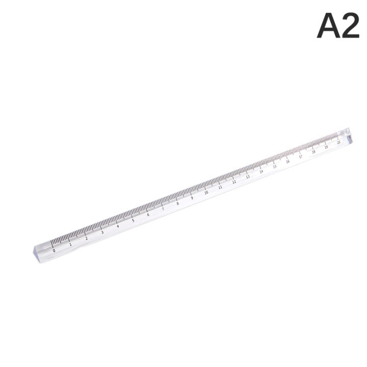 Simple Transparent Triangular Straight Ruler Kawaii Tools Student ...