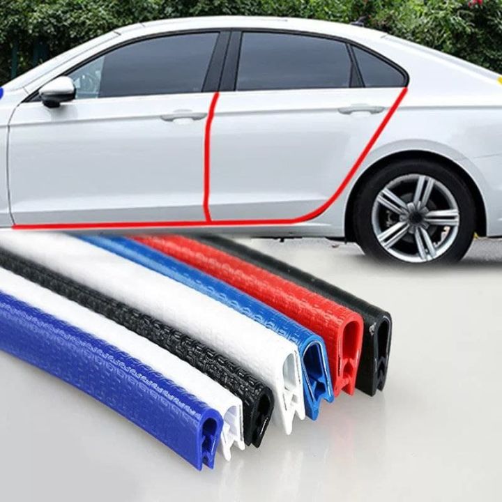 5M Car Door Edge Guards Universal Rubber Scratch Protector Moulding Strip Anti Collision Strip Auto Decor DIY Car Styling Daraz.lk