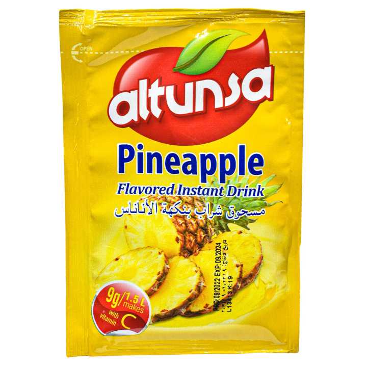 Altunsa Pineapple Flavoured Instant Drink 9G | Daraz.lk