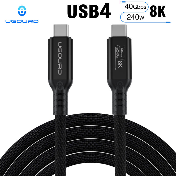 Thunderbolt 4 Cable USB4 40Gbps Data Transfer Cable 8K@60Hz UHD Video ...