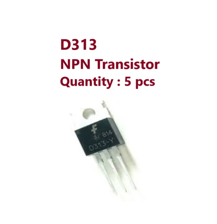 5 pcs of 2SD313 D313 Transistor | Daraz.lk