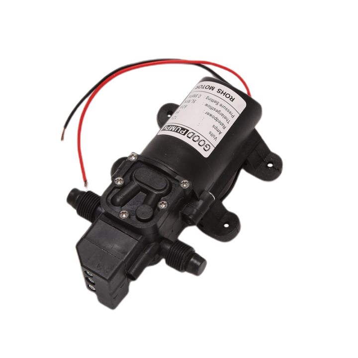 Black DC 12V 60W high-pressure mini membrane water pump automatic ...