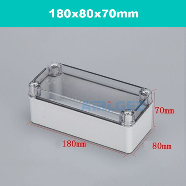 Ip67 Waterproof Junction Box Ag Series Transparent Cover Abs Plastic ...