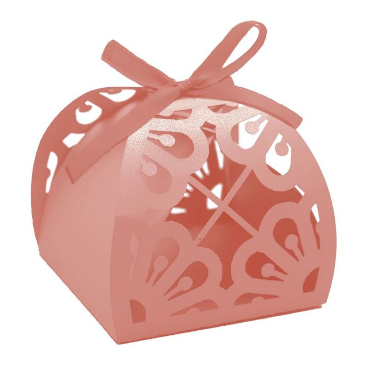 50pcs Wedding Cake Laser Cut boxes Party Sweets Candy Chocolate ...