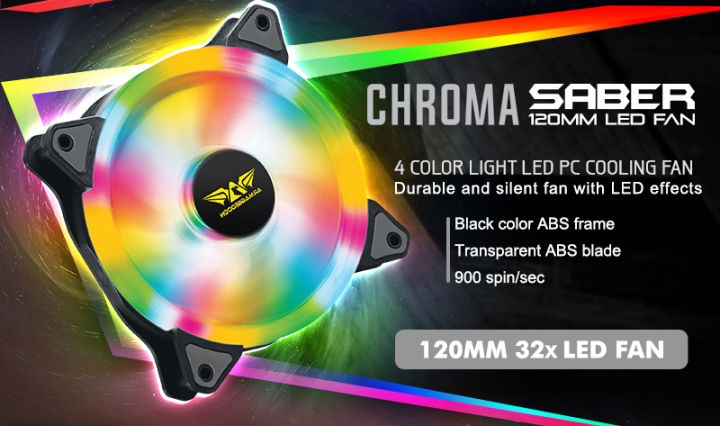 Armaggeddon chroma saber Fan (120mm) LED fan | Daraz.lk
