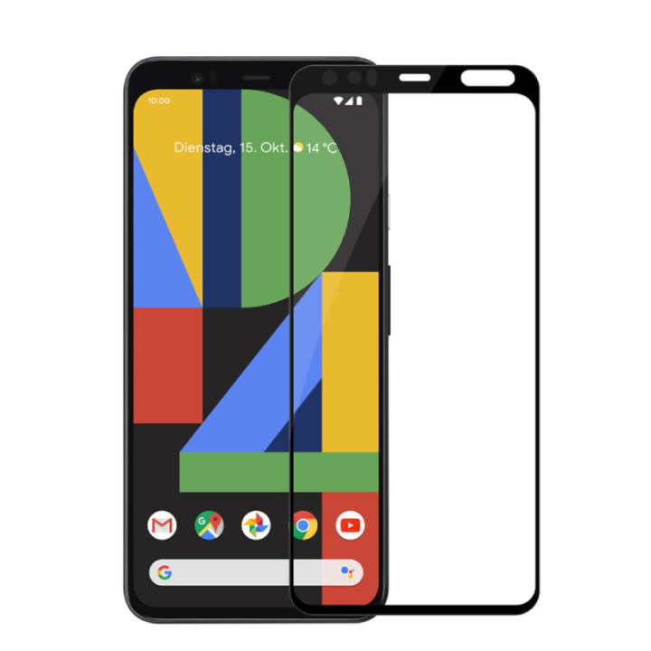 Google Pixel 4A 4G & Google Pixel 4A 5G Tempered Glass Full Glue Full ...