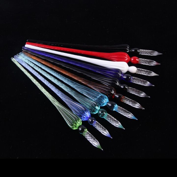 1Pcs Vintage Glass Dip Dipping Pen Holder Signature Filling Ink ...