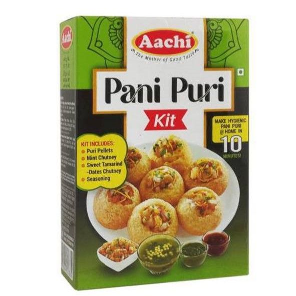 Aachi Pani Puri Kit 155g | 1 Pack | Pani Puri Mixture | Indian Snacks ...