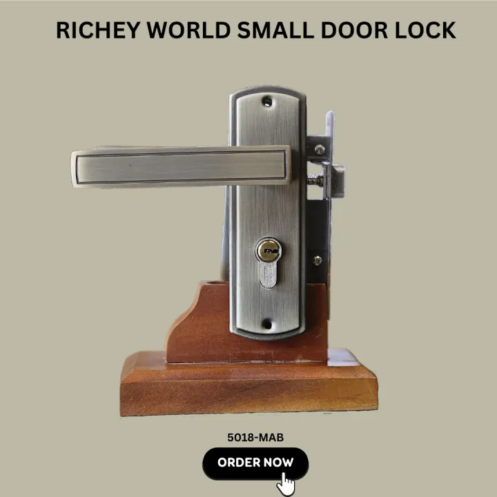 Richey World Small Door Lock (5018-MAB) | Daraz.lk