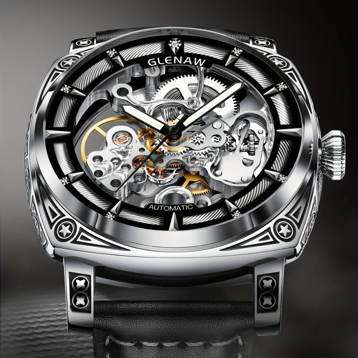 Automatic Watches For Men, Waterproof Watches For Men Stainless Steel ...