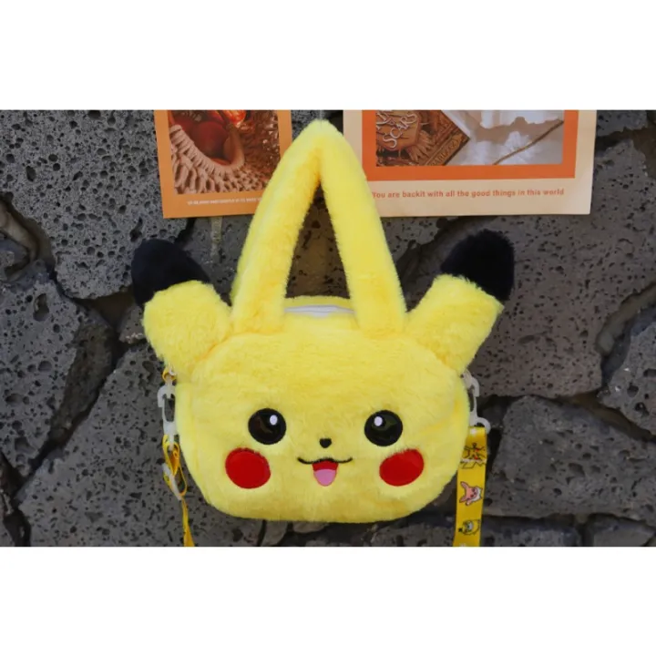 MINISO Disney Inspired Kawaii Plush Crossbody Bag Stitch Winnie Pooh ...