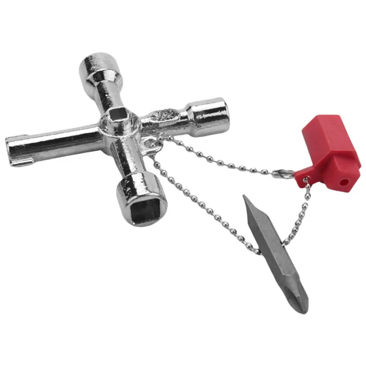 10X 4 In1 Meter Box Key Gas Key Meter Key Multi-Functional Utilities ...