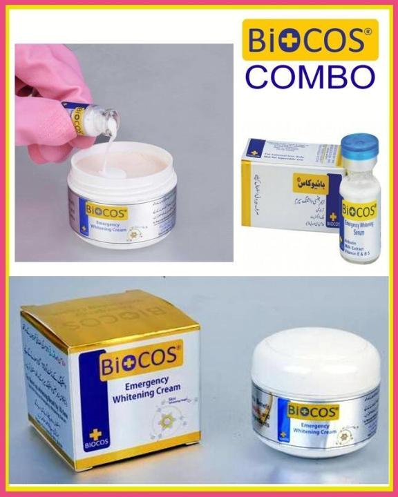 Biocos Whitening Cream & Serum for Men and Women | Daraz.lk