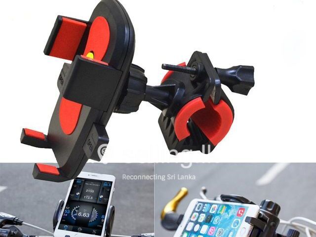 Bike / Bicycle Mobile Phone Holder Adjustable Handlebar Rack Universal ...