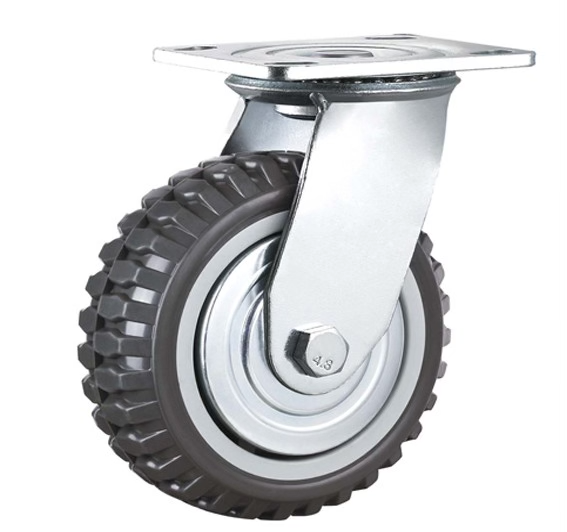 Heavy Duty P.U Grey Caster Wheel 4" | Daraz.lk
