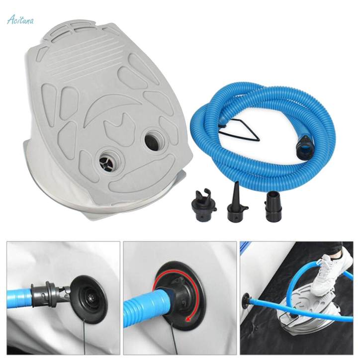 Portable High Pressure Foot Pump Adapter Inflator for Inflatable | Daraz.lk