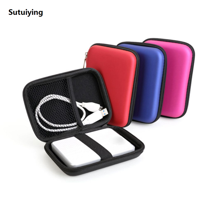 Sutuiying 2 5 Inch HDD Bag External USB Hard Drive Disk Mini USB Cables ...