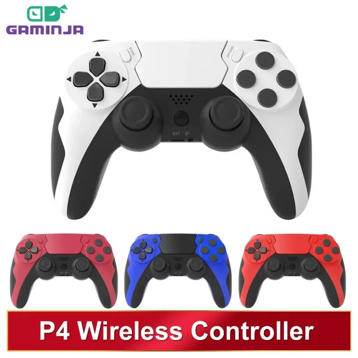 GAMINJA Wireless Controller Bluetooth Gamepad Double Vibration 6Axis ...